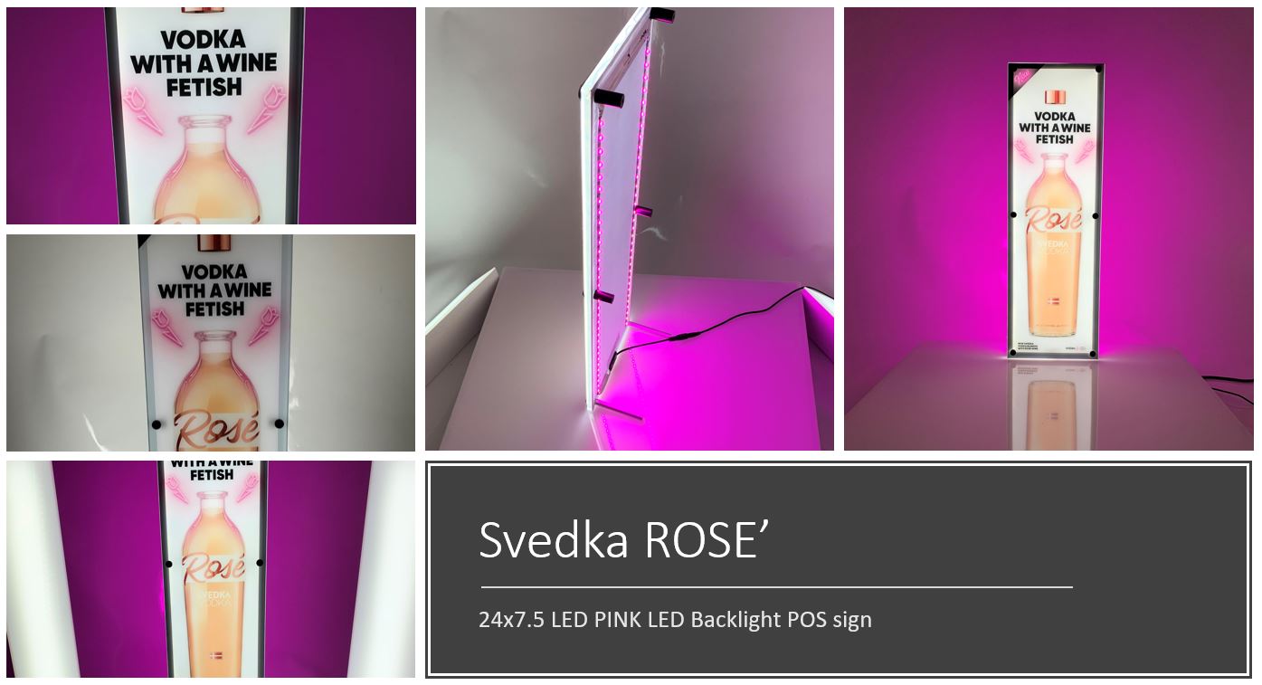 LED Lumen Sign with internal AND back facing LED’s | Gagne, Inc ...